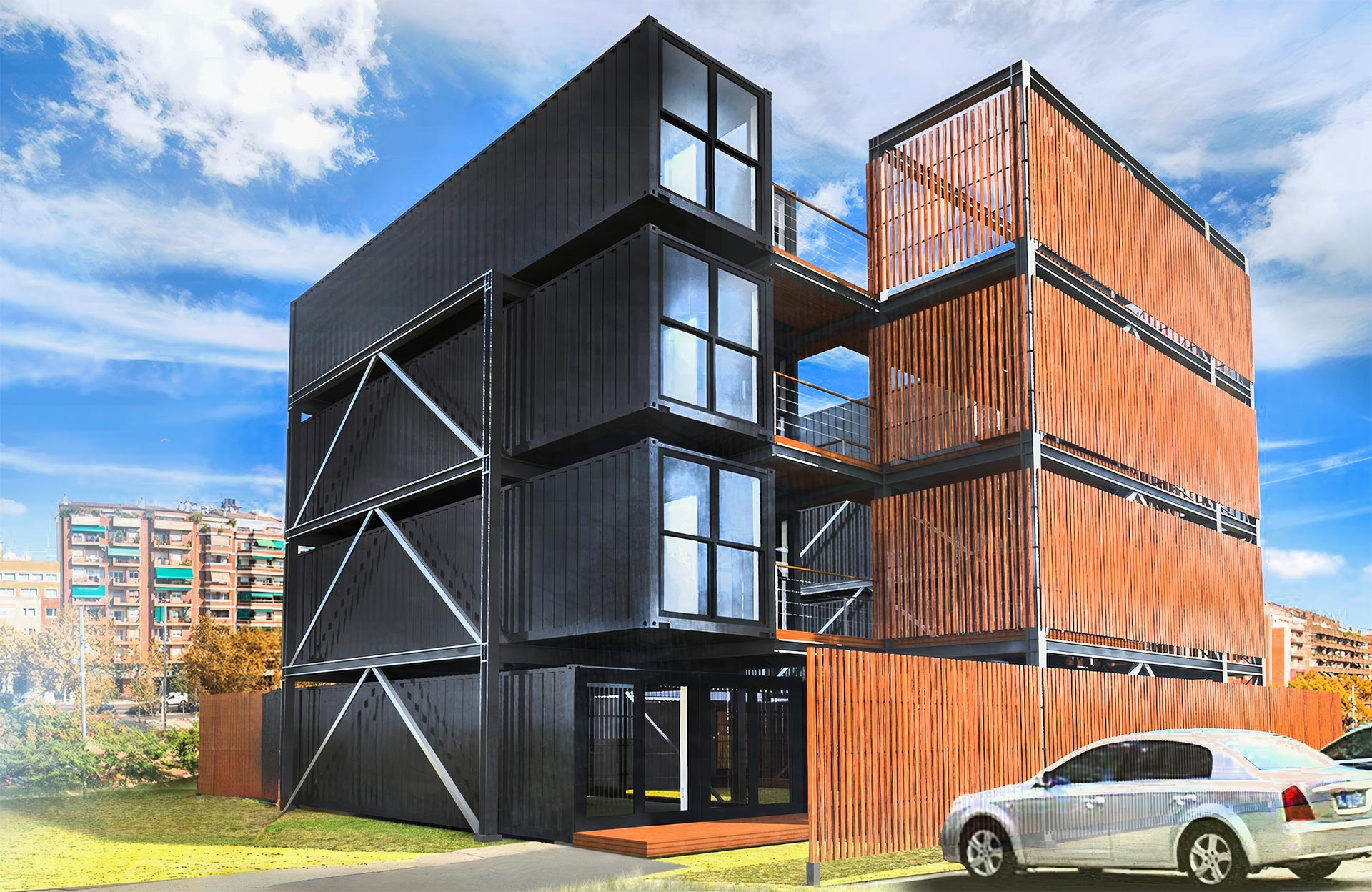 Modular Coworking Station - CHET Design Architecture